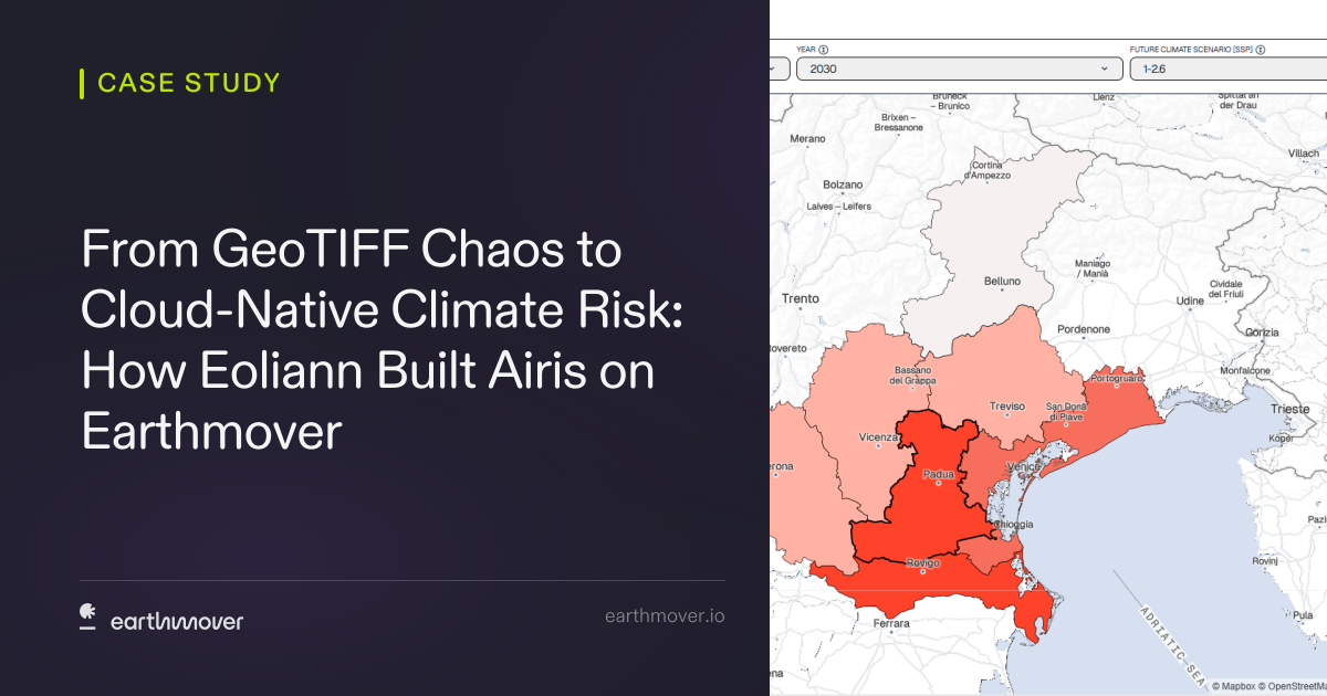 From GeoTIFF Chaos to Cloud-Native Climate Risk: How Eoliann Built ...